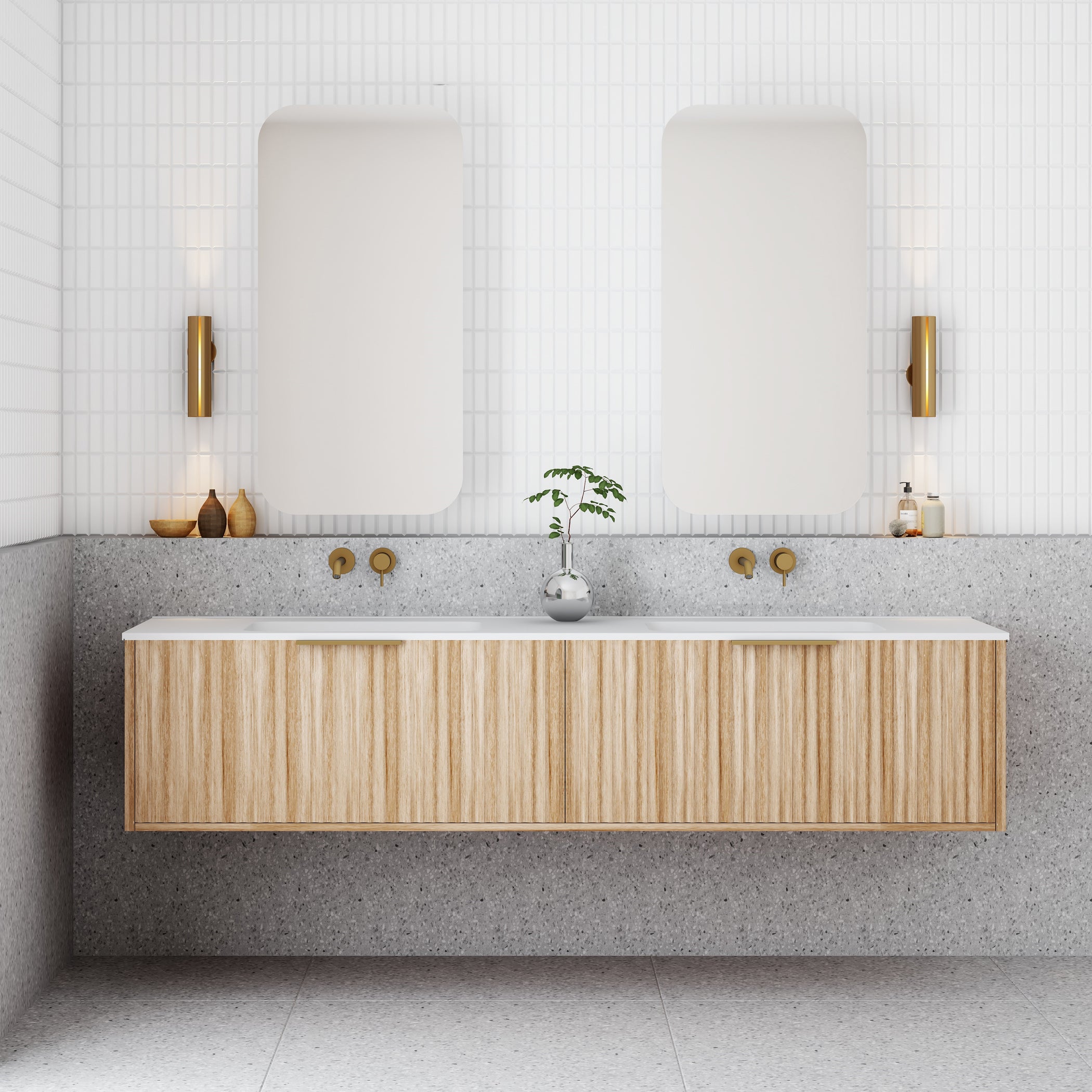 Capture 1800mm Wall Hung Vanity — Cassa Design