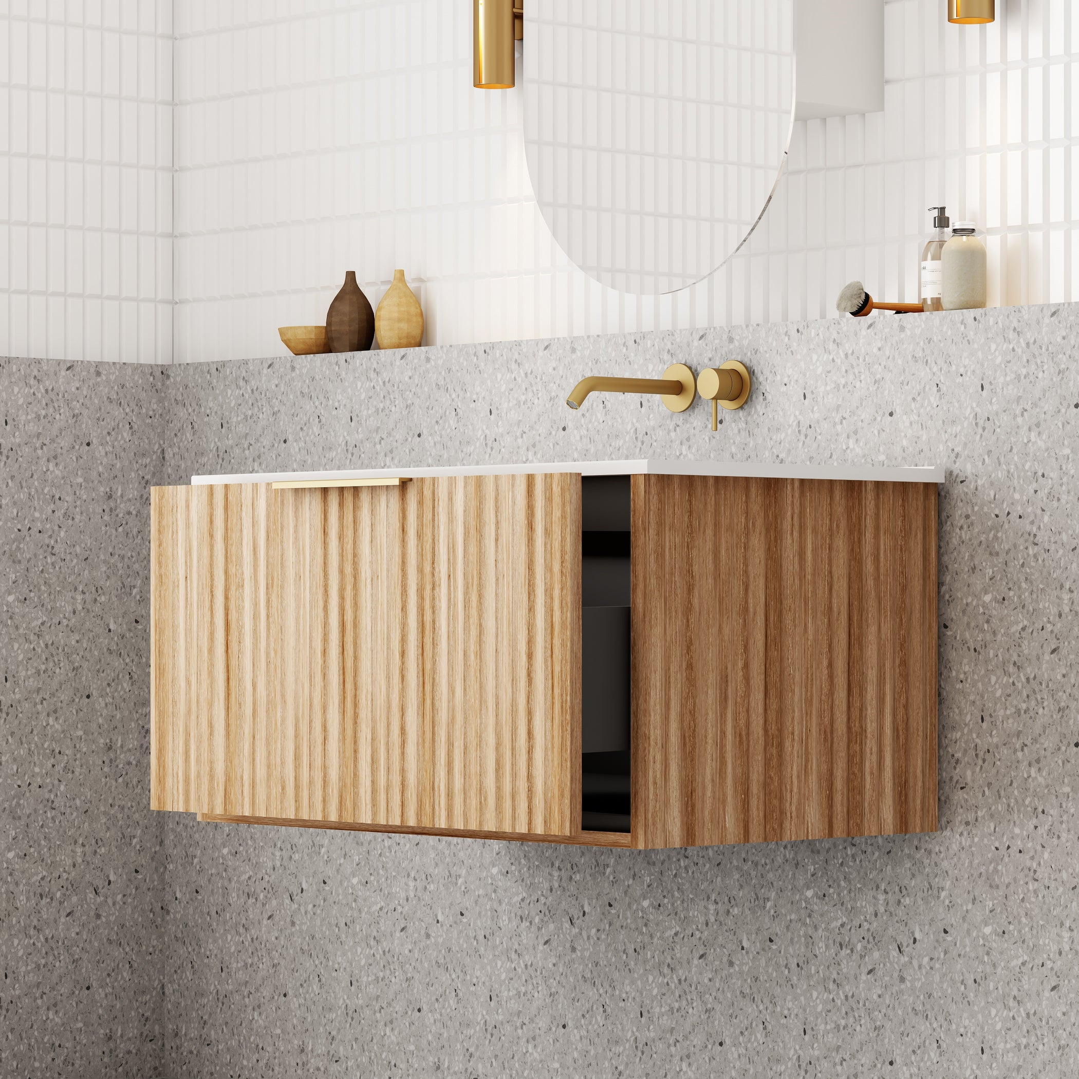 Capture 750mm Wall Hung Vanity — Cassa Design