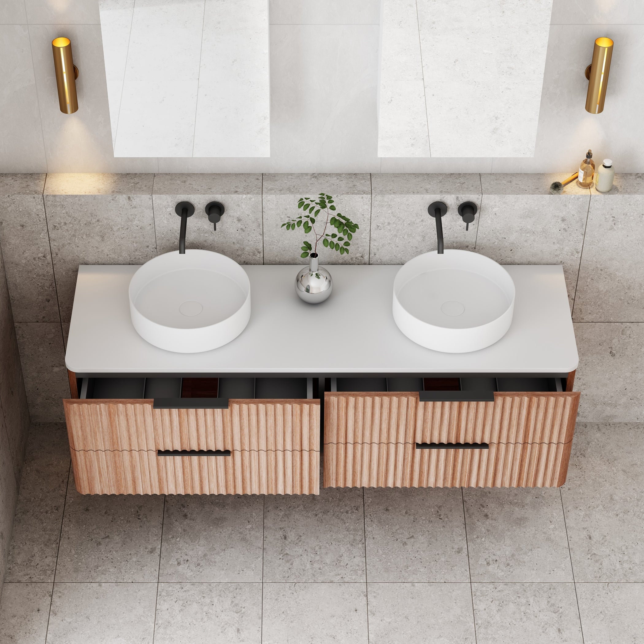 Gravity 1500mm Wall Hung Vanity — Cassa Design